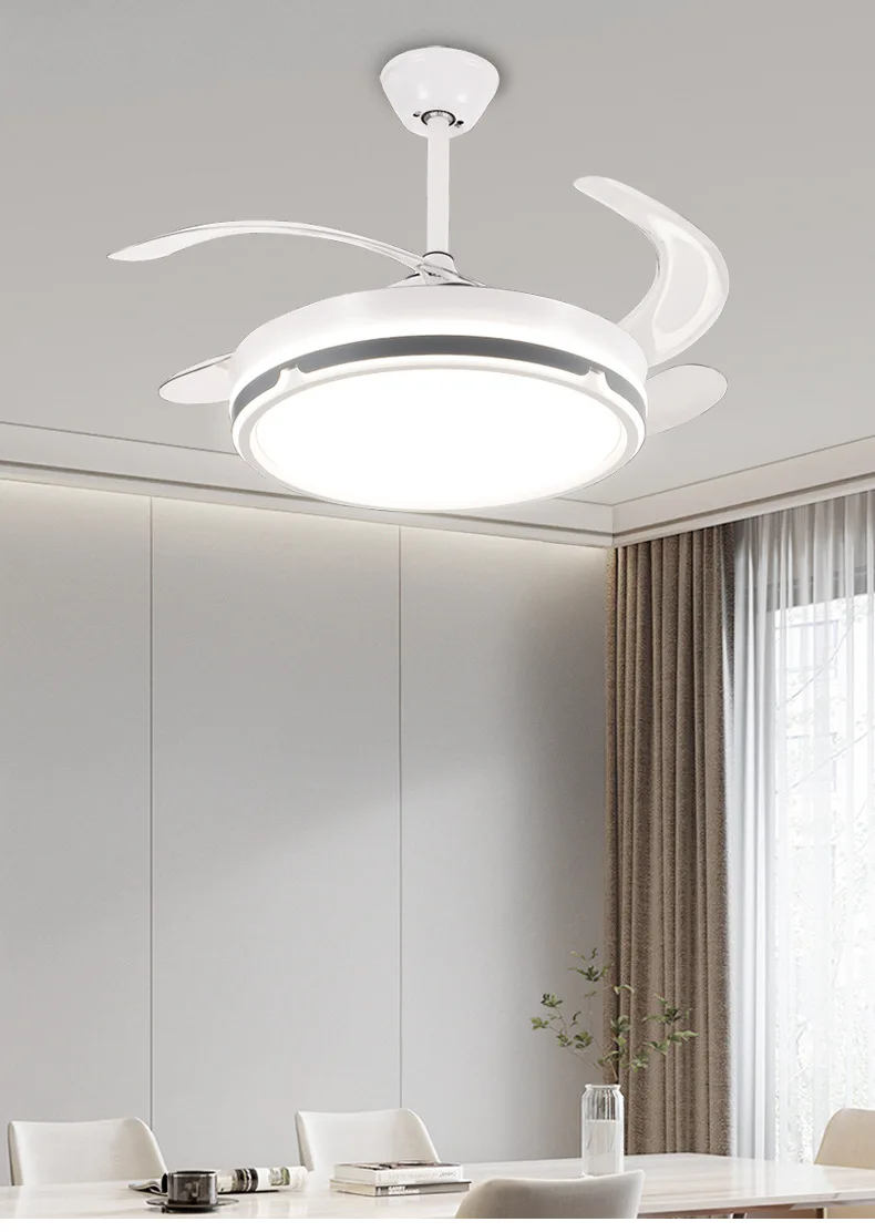 Đèn Led Tmall Thần Vô Hình Quạt Đèn Phòng Ngủ Phòng Khách Chuyển Đổi Tần Số Hiện Đại Tối Giản Ốp ...