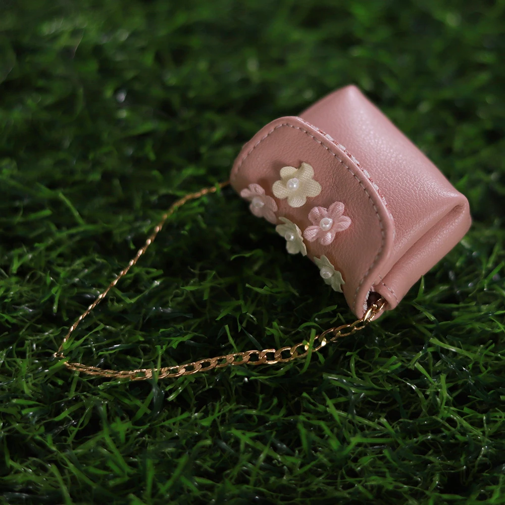 Neo Blythe Doll Pink Floral Leather Bag | This Is Blythe Official Store