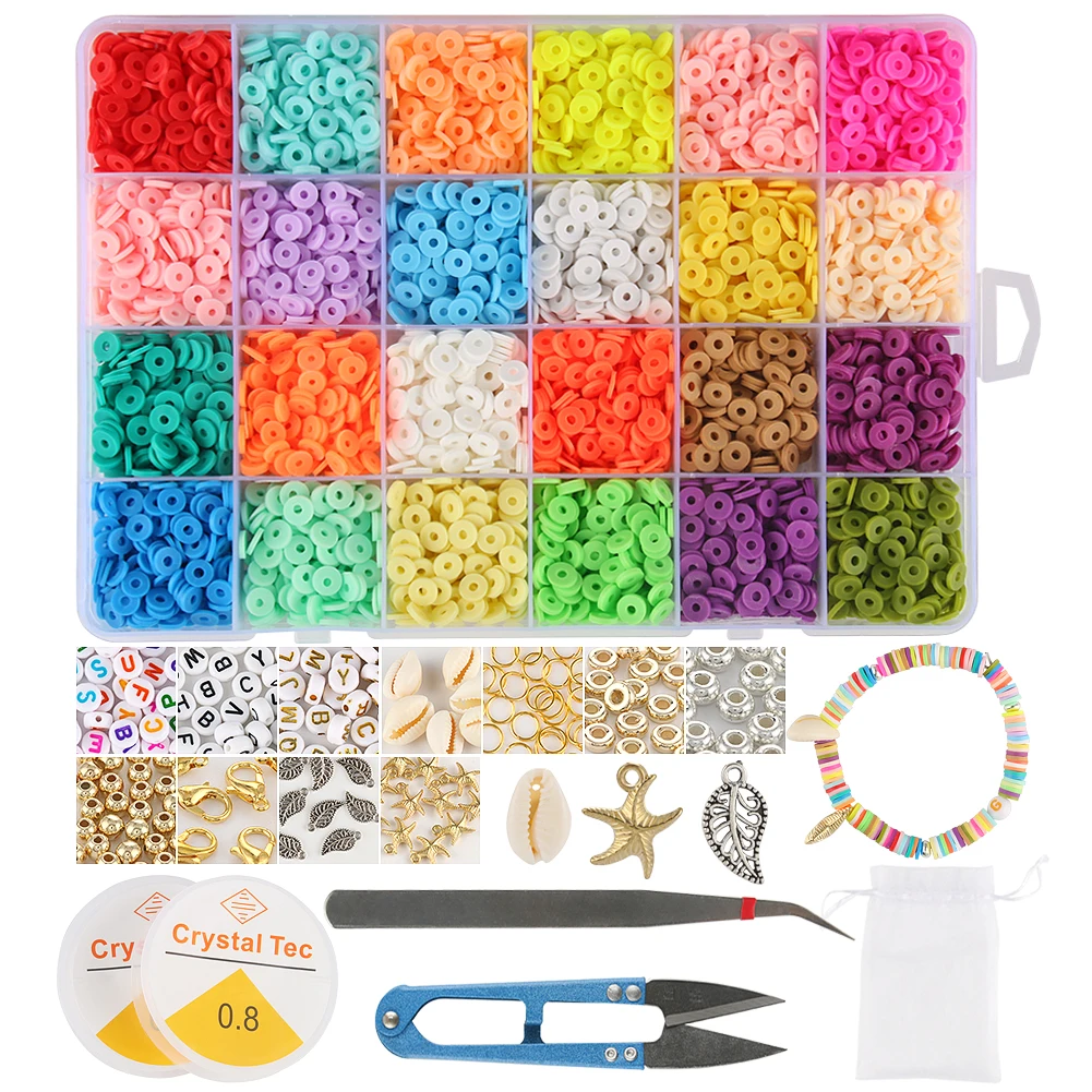 4800pcs-Box-6mm-Mix-ColorChip-Disk-Polymer-Clay-Beads-Kits-for-Jewelry ...