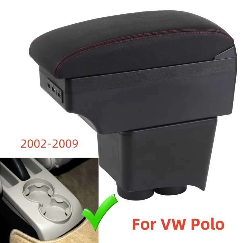 Armrest-Box-for-Volkswagen-VW-Polo-Mk4-2002-2004-2005-2006-2007-2008 ...
