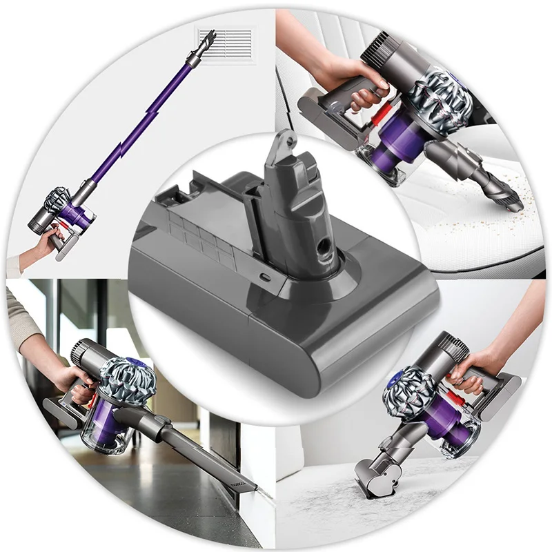 ELE ELEOPTION 21.6V i ion wymienna bateria do Dyson V6 DC58 DC59 DC61 DC62 SV09 SV07 SV06 SV04 SV03 AliExpress