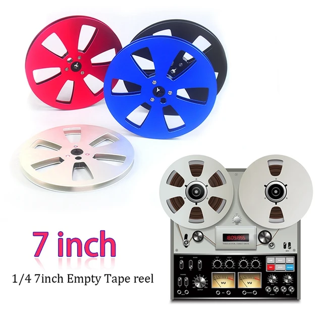 7 Inch Open Reel Hub 7-Inch Empty Tape Reel (1/4") - Aluminum Alloy NAB ...