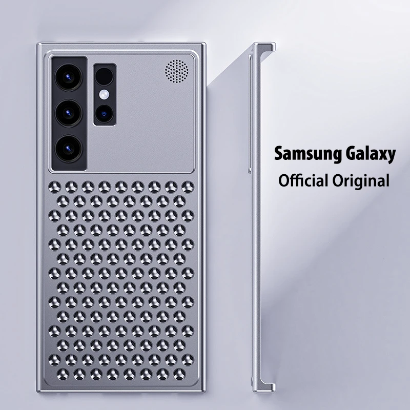 Metal-Fragrance-Cooling-Phone-Case-For-Samsung-Galaxy-S24-Ultra-Plus ...