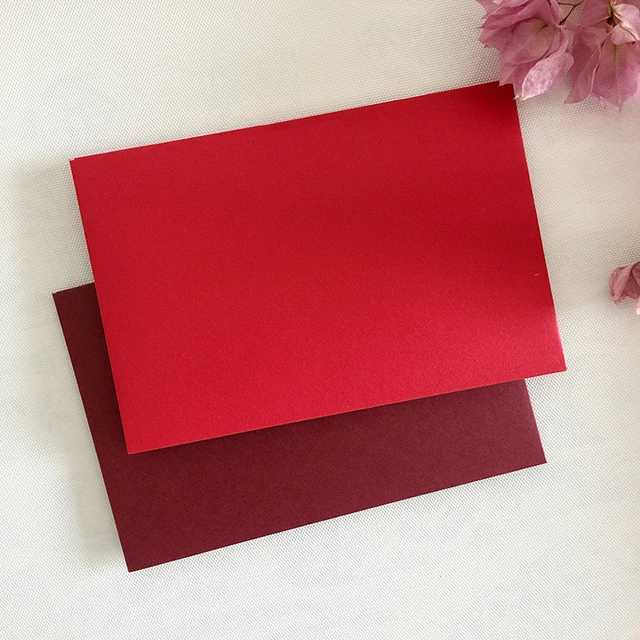 Red Business Size Envelopes