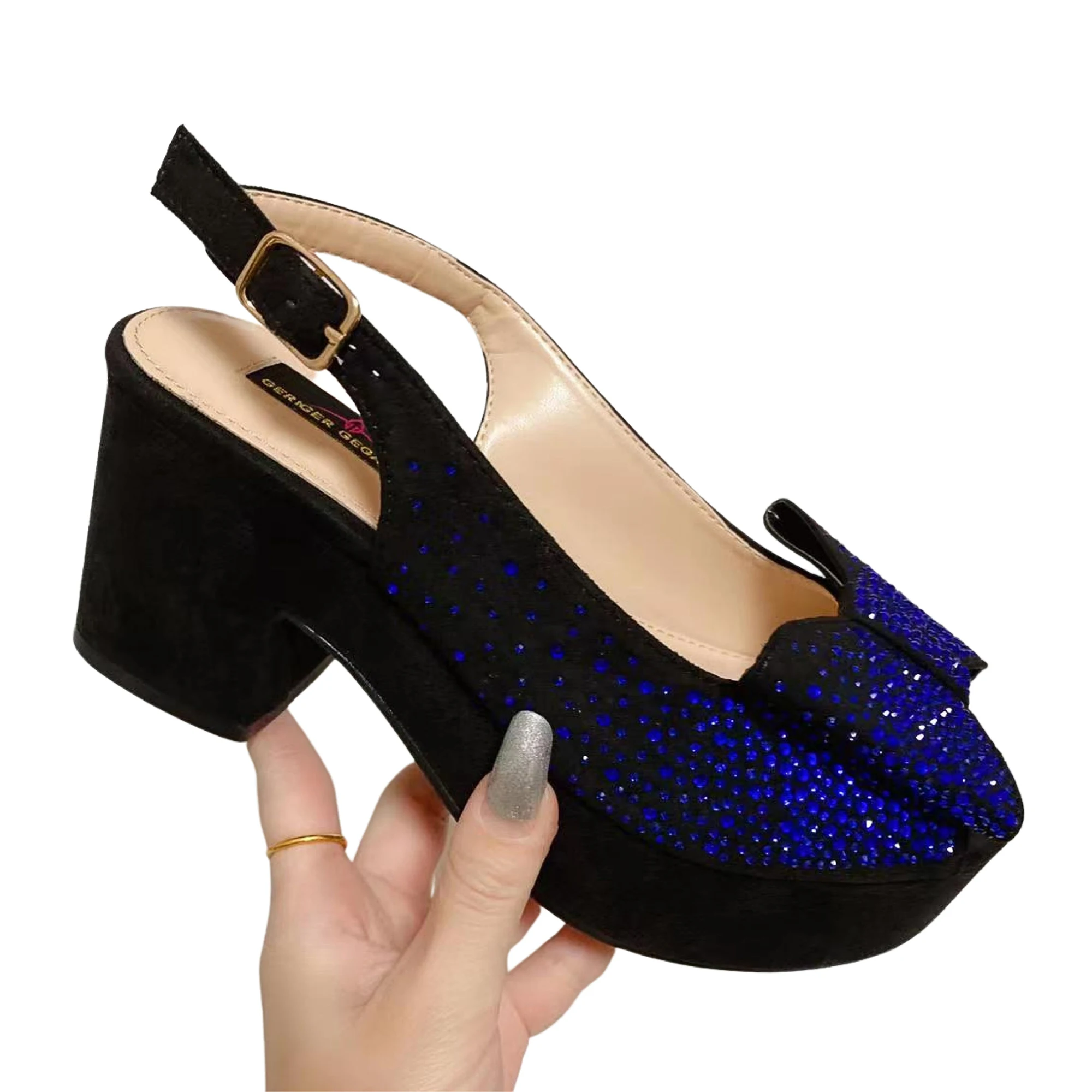 Luxury Brand Designer Sandals Chunky High Heels 3cm Platform Chunky ...