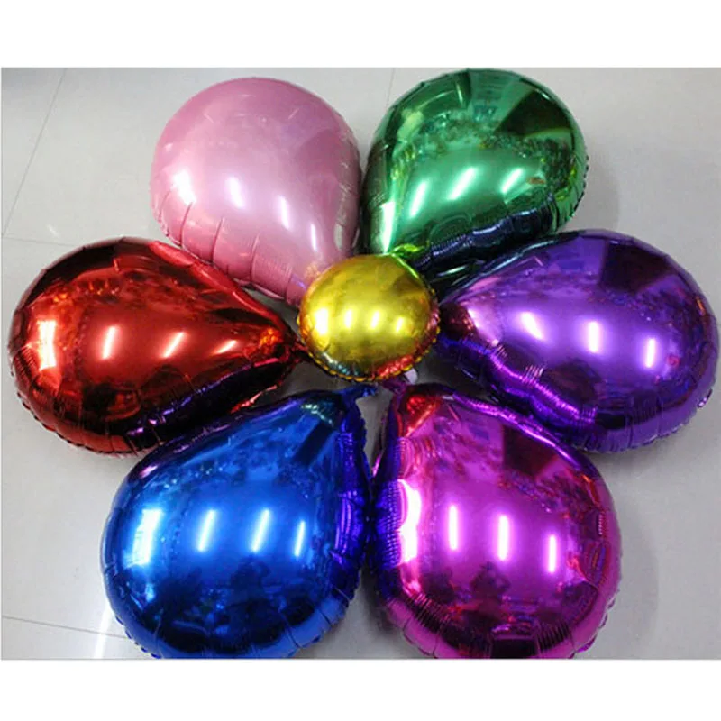 Balloon Decoration Party Supplies Oval Shape Water Drop Aluminum Foil ...