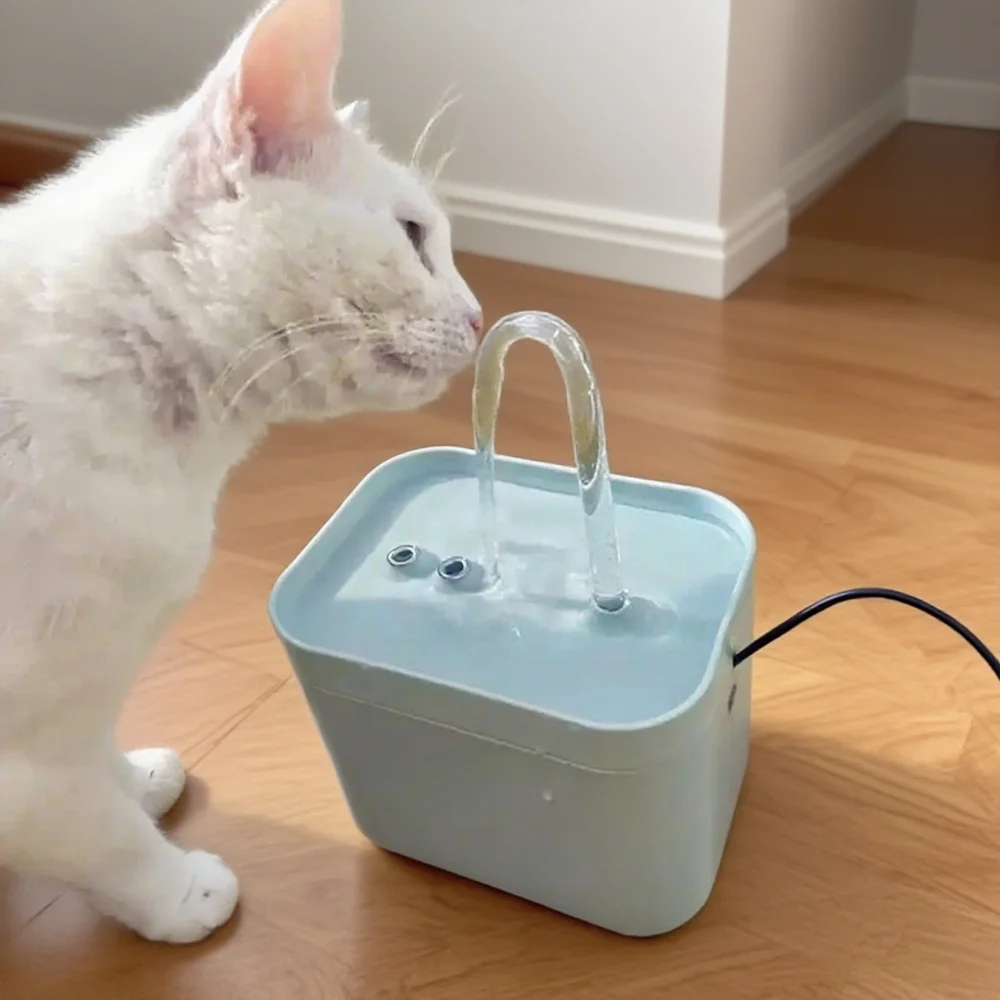 Cat drinking fountain automatic filter USB European standard interface ...