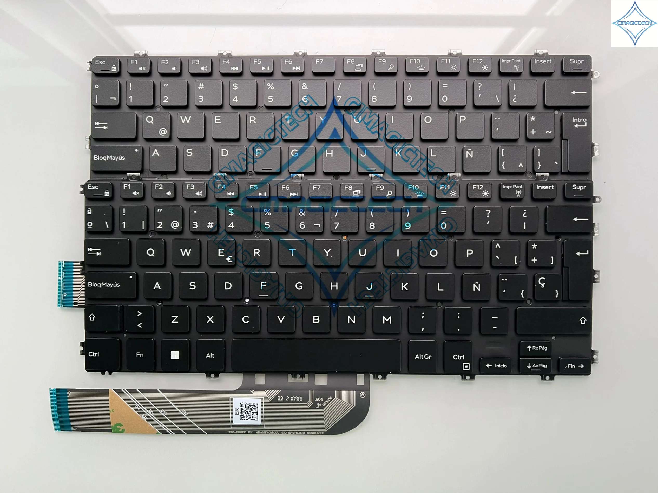 New BR SP Latin Brazil Spanish For Dell 7386 7380 7580 7586 5580 5582 ...