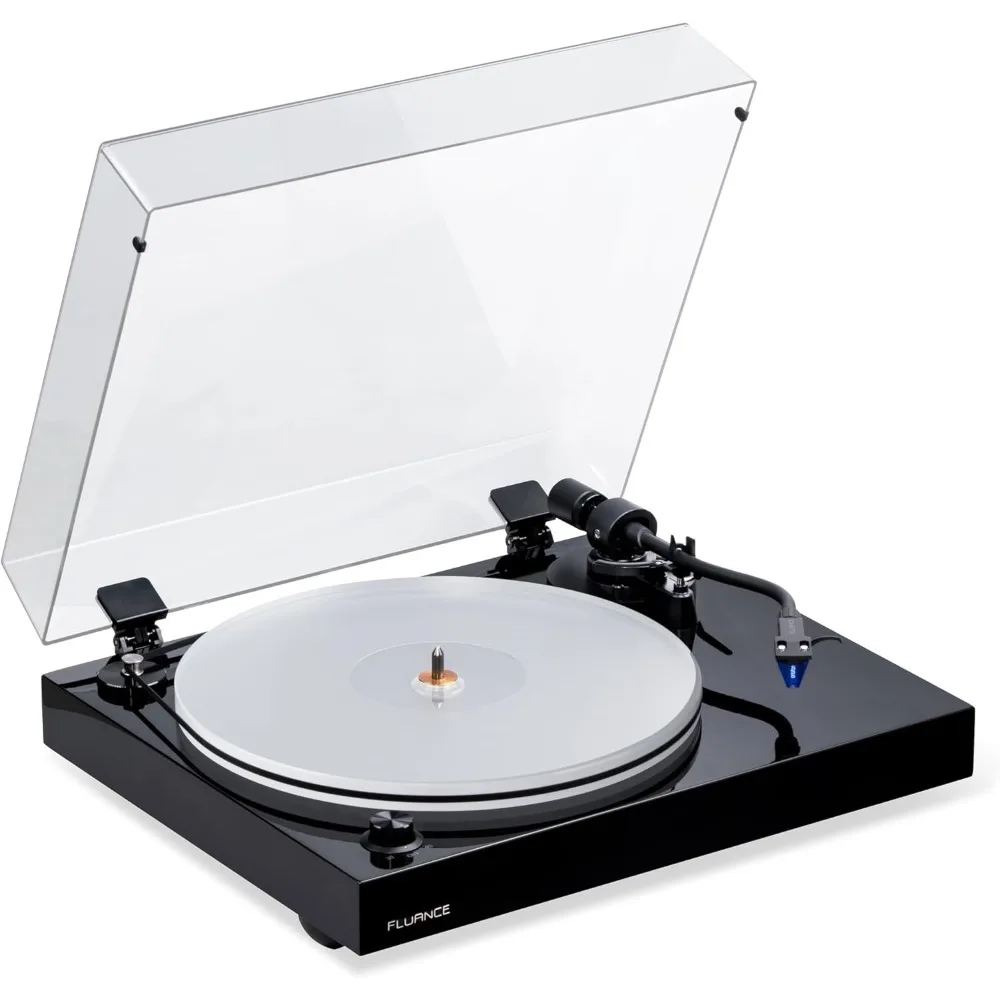 RT85 Turntable with Ortofon Cartridge, Acrylic Platter, Speed Control ...