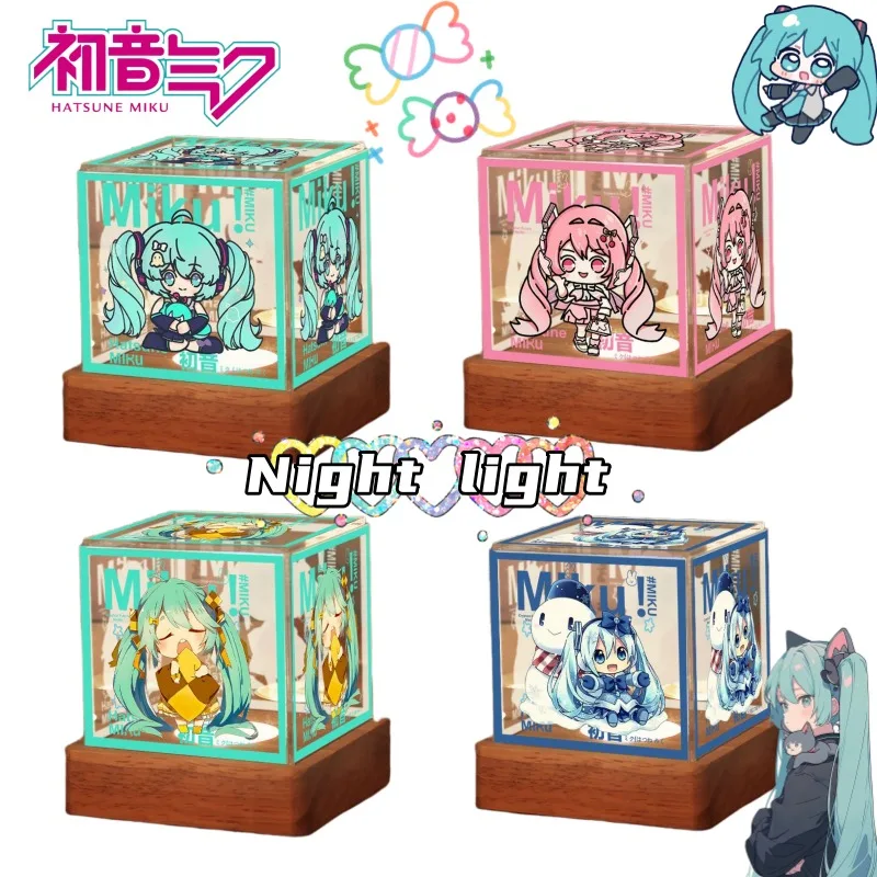 Hatsune Miku Creative High-Beauty Anime Cartoon Character Night Light ...