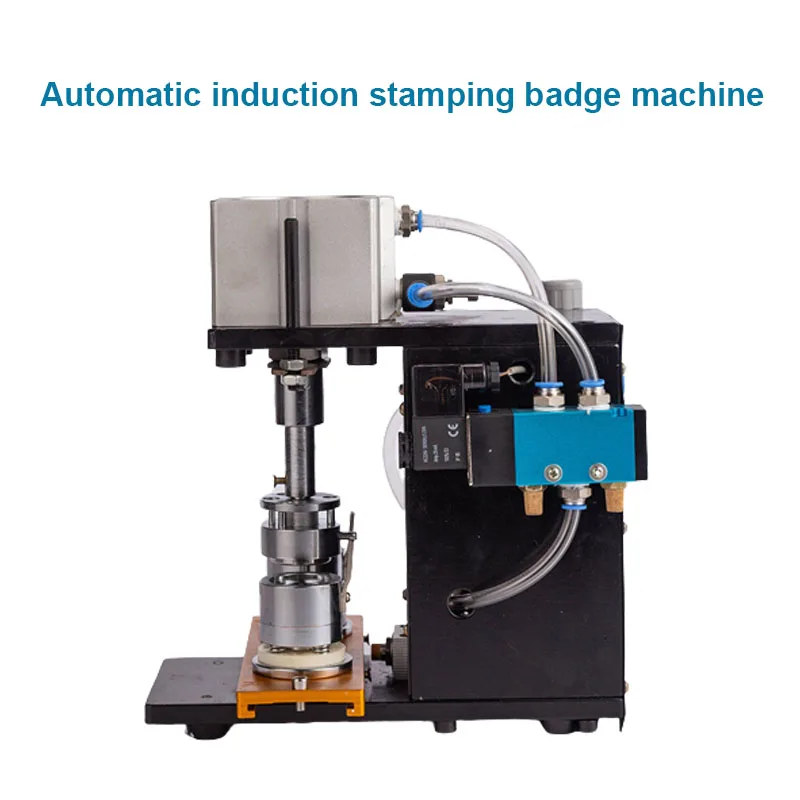 Automatic-Induction-Stamping-Pneumatic-Badge-Machine-Desktop-Pin-Button ...