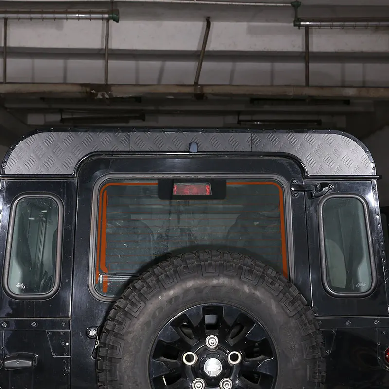 For-Land-Rover-Defender-90-110-130-2004-2019-Aluminum-Alloy-Black-Car ...