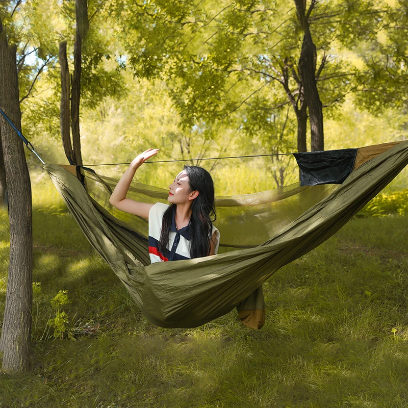 New-Automatic-Quick-Opening-Elastic-Mosquito-Net-Hammock-Outdoor ...