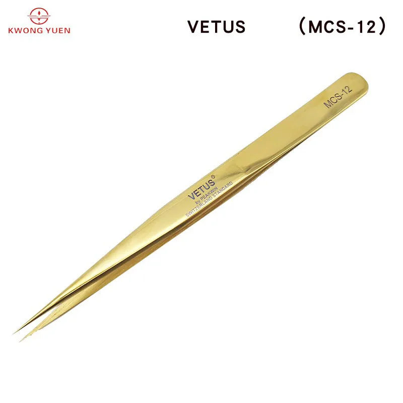 Vetus-Tweezer-Stainless-Steel-Non-magnetic-Pointed-Tip-Professional ...