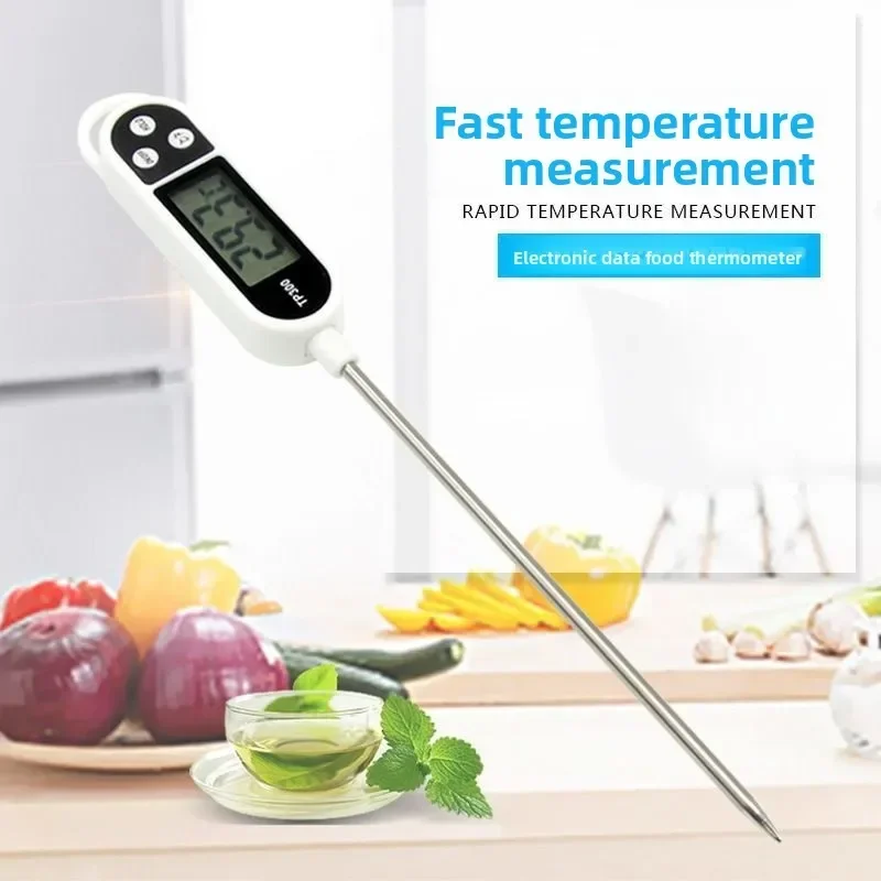 Waterproof Stainless Steel Cooking Thermometer 3s Fast Response Probe ...