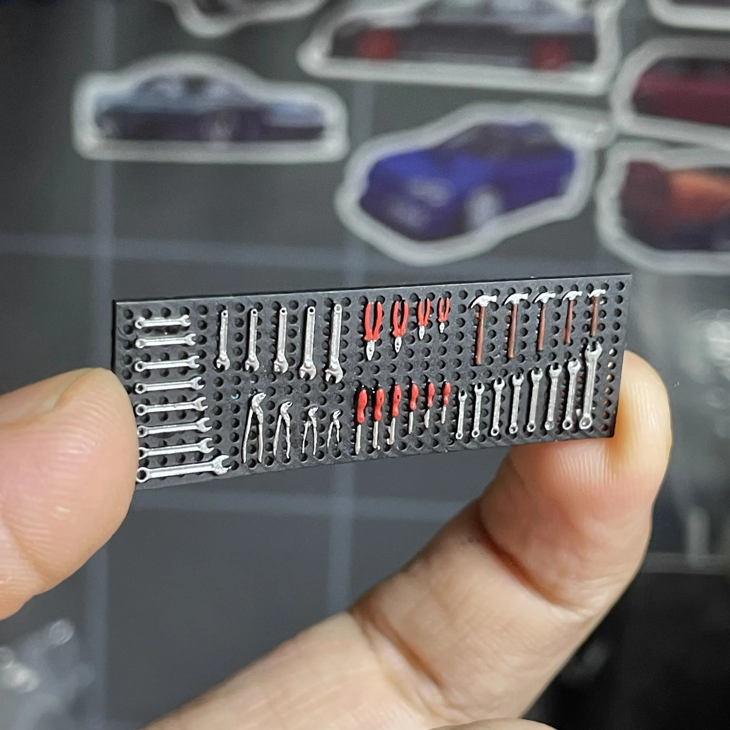 Diorama-1-64-Tool-Wall-Hole-Plate-Model-Modification-Car-Garage-Repair ...