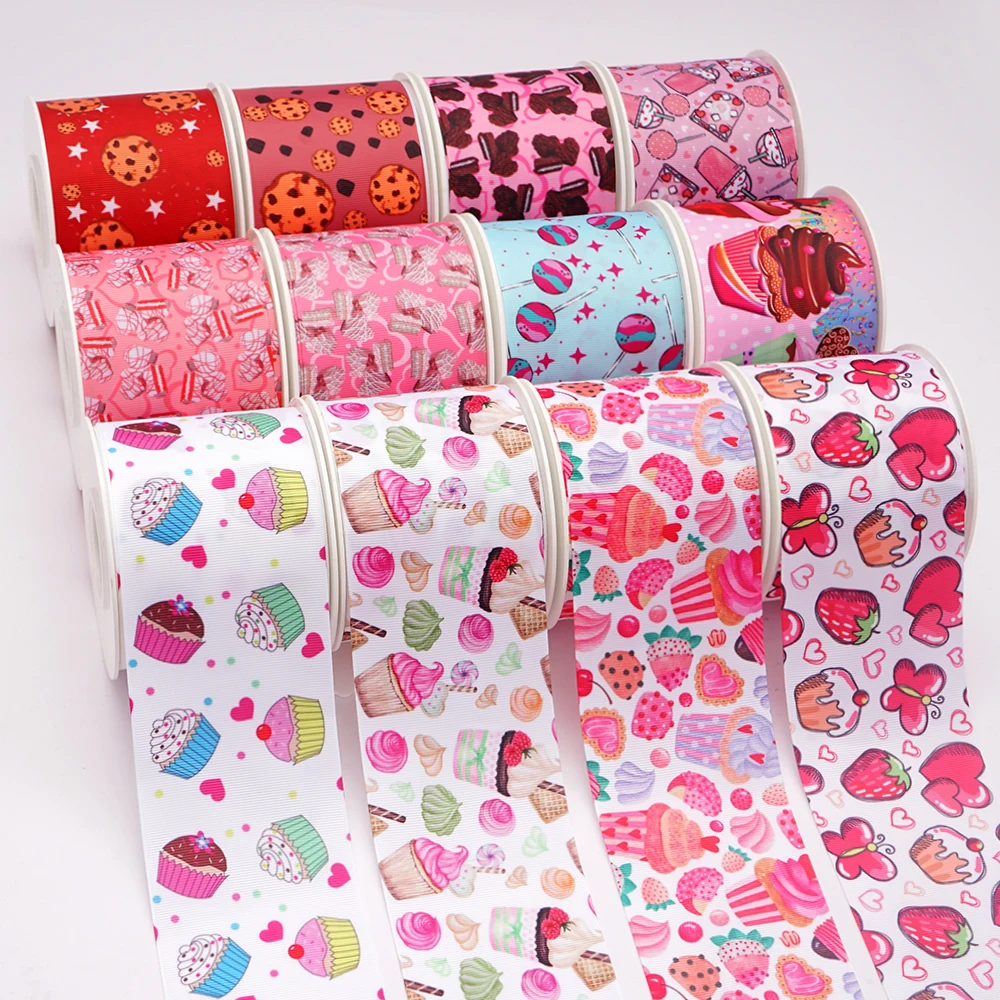 Delicious-Food-Ribbons-Grosgrain-Satin-Ribbon-Printed-Ribbon-For-Crafts ...