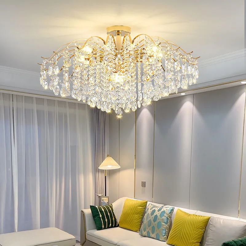 Modern-Crystal-LED-Lights-Chandelier-For-Living-Room-Decor-Bedroom ...