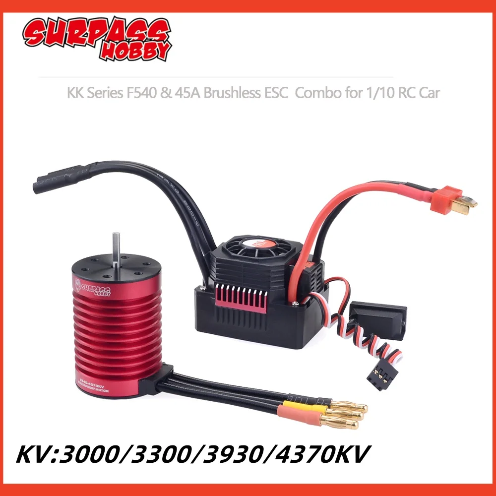 Surpass-Hobby-KK-ESC-Brushless-Motor-F540-3000-3300-3930-4370KV-45A-ESC ...