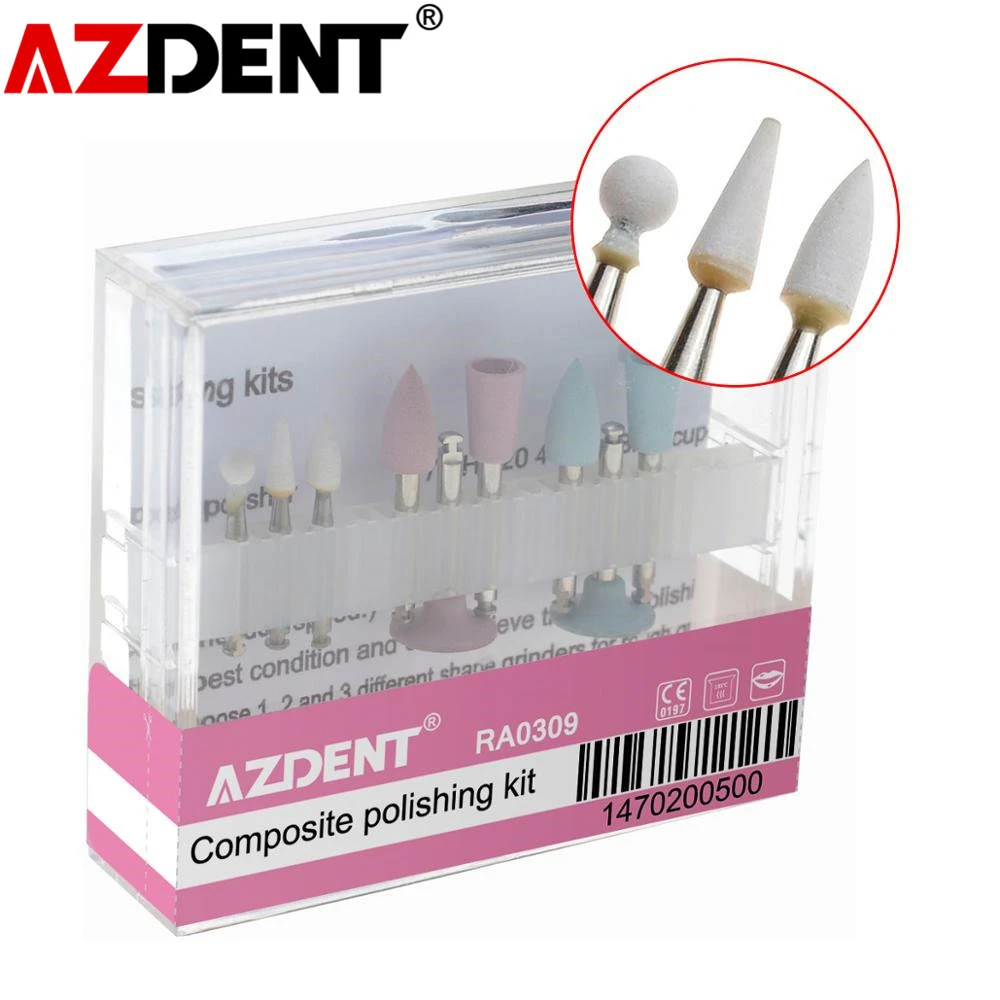 Dental Light-curing Resin Polishing Set Ceramic Silicon Rubber Slow ...