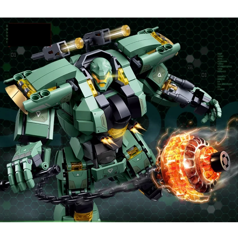 Super-Mecha-Bricks-Series-Robot-City-Mech-Warrior-Model-Building-Block ...
