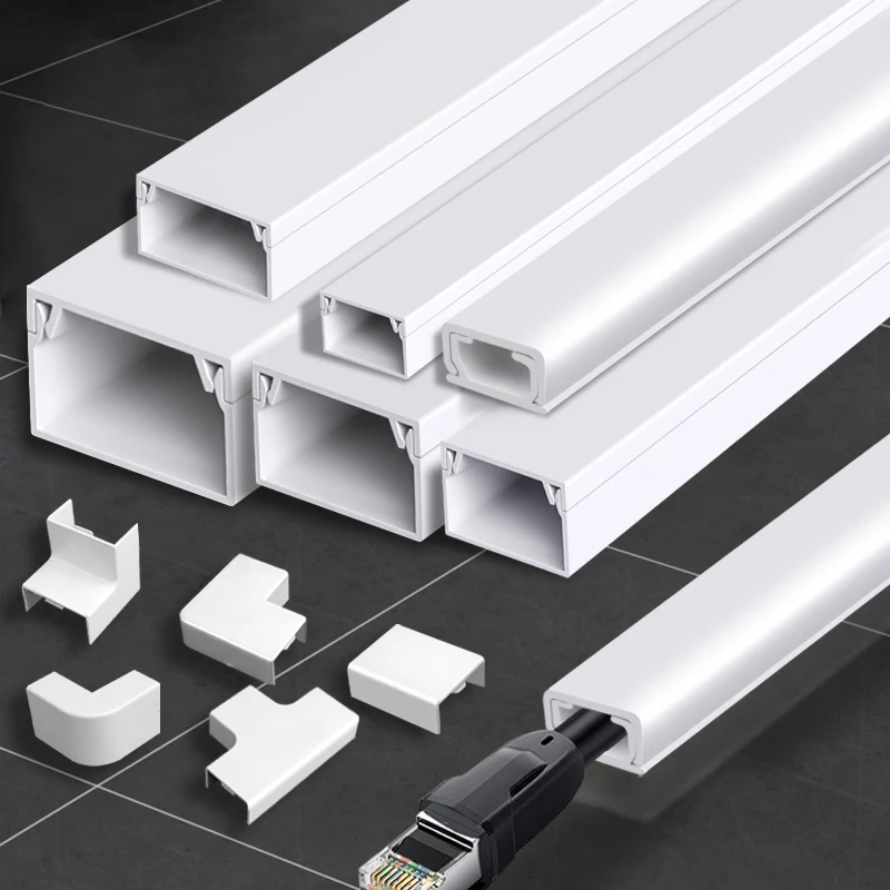 Paintable-Corretivo-Cabo-fios-Cabos-Cobre-Hider-TV-na-parede-Gest-o-de ...