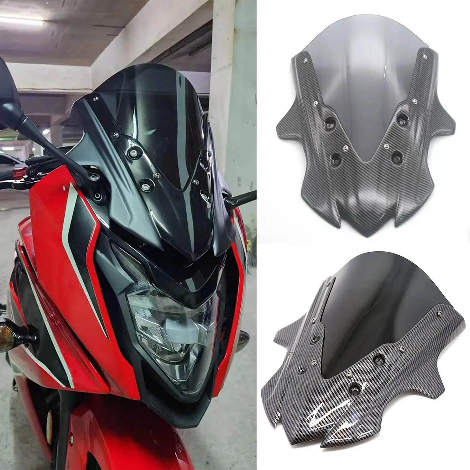 For-Honda-CBR650F-CBR-650F-650-F-2014-2019-2020-Motorcycle-Windscreen ...