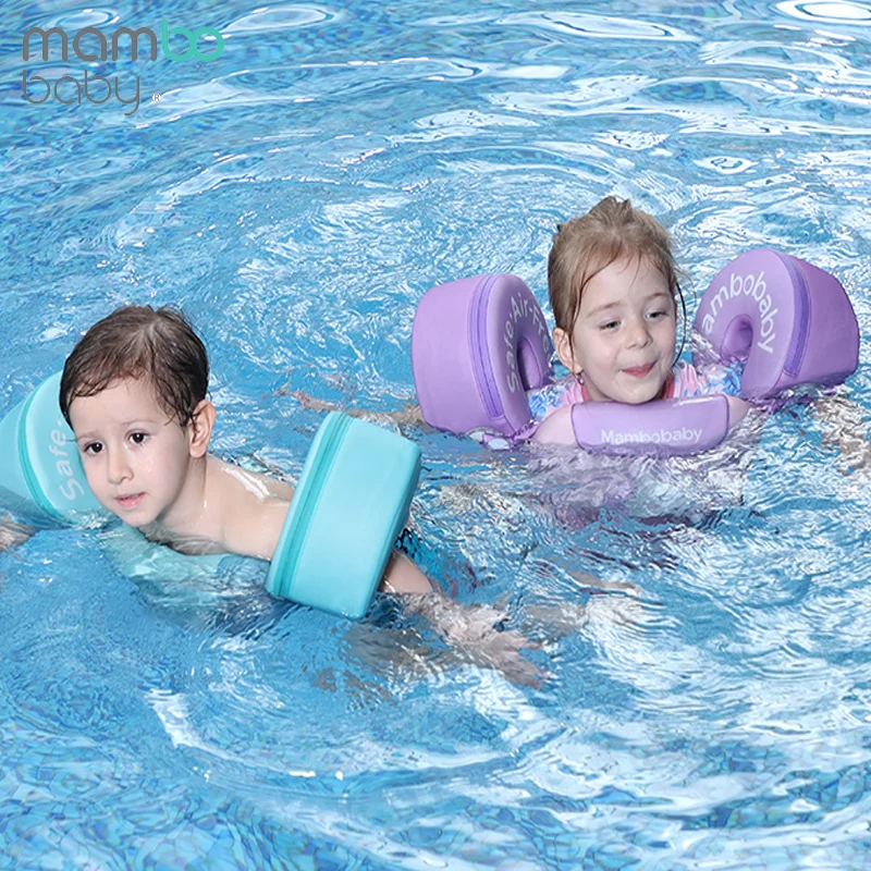 Mambobaby Non Inflatable Baby Swim Floats Swim Training Aid Vest with ...