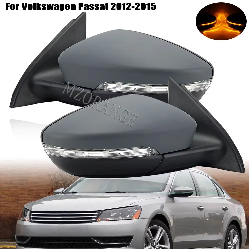 Side Mirror Assembly for VW Passat B7 2012 2013 2014 2015 2016 Car ...