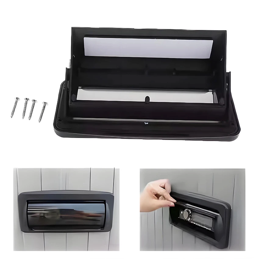 Marine Radio Stereo Protective Cover ABS Waterproof Housing Radio ...