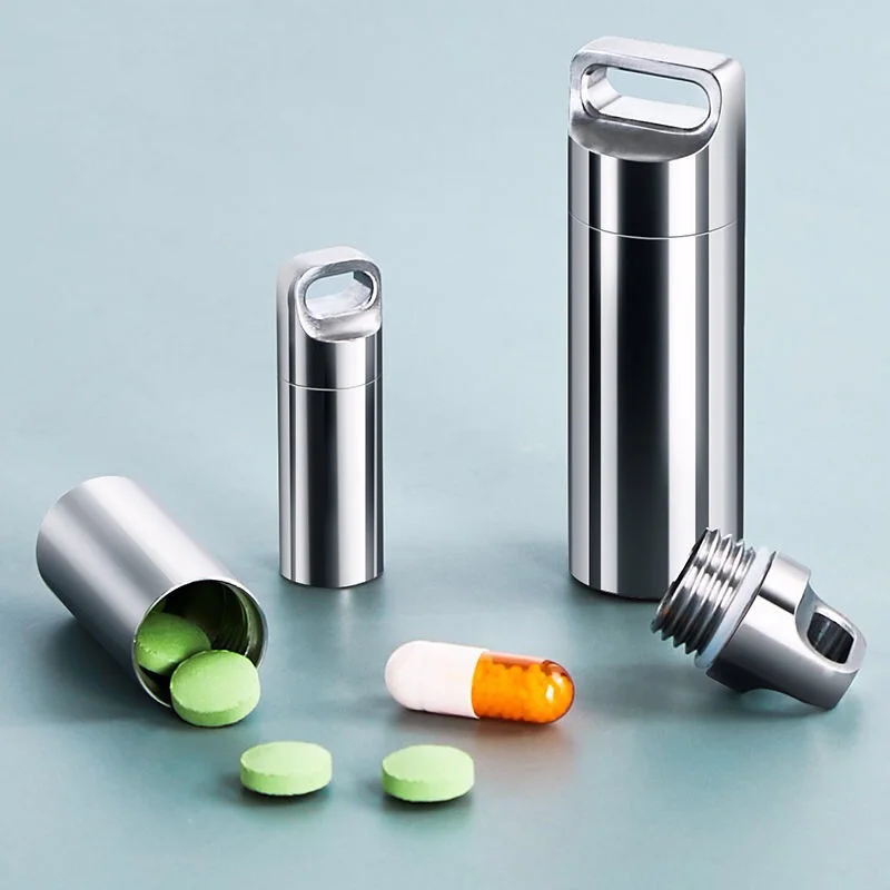Portable-Waterproof-Emergency-Capsule-Seal-Bottle-Stainless-Steel ...