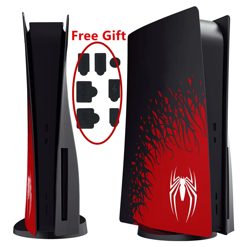 For Playstation 5 Disc Edition Faceplate PS5 Front Back Plates ABS ...