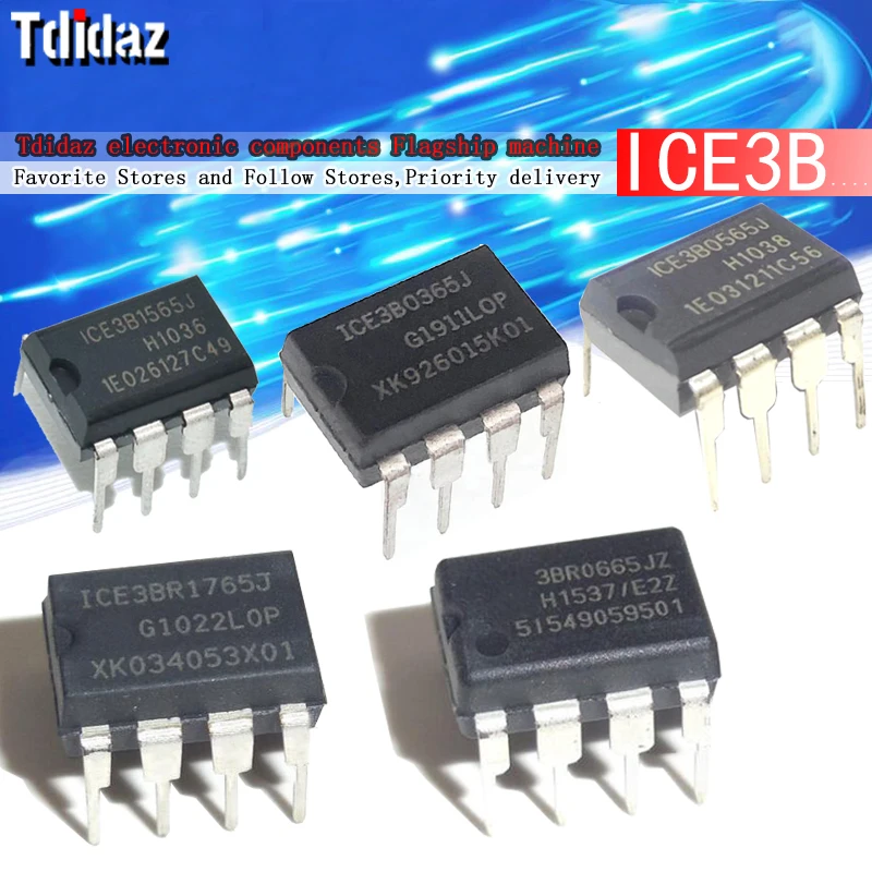 10PCS-ICE3B0365J-ICE3B0365-DIP-8-ICE3B0565J-ICE3B0565-ICE3B1065 ...