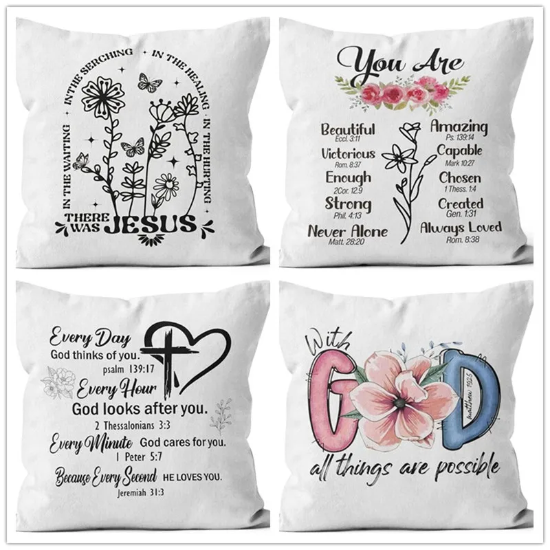 Bible-Verse-Print-Pillow-Case-Living-Room-Sofa-Decor-Soft-Throw-Cushion ...