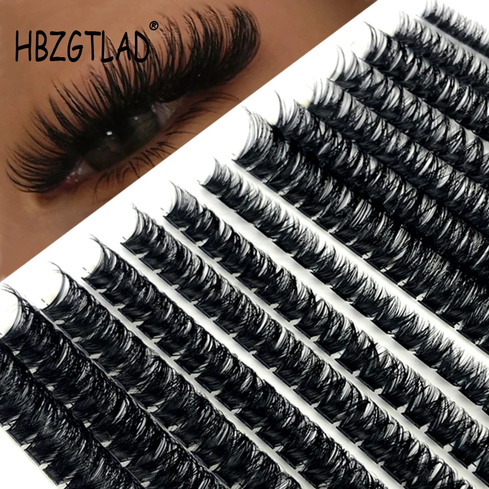 HBZGTLAD-100-280-clusters-30D-40D-60D-80D-100D-D-Curl-Individual-Lashes ...