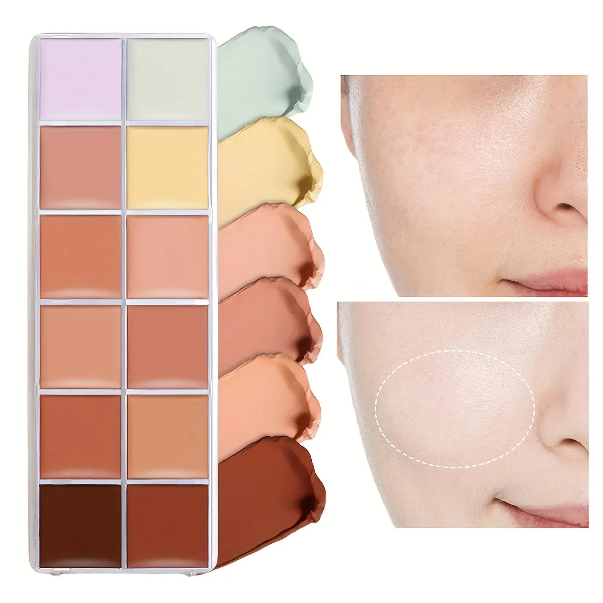 12-Color-Concealer-Foundation-Makeup-Waterproof-Skin-Tone-Correction ...