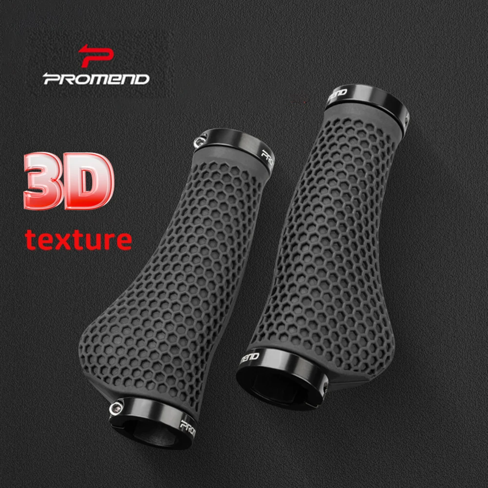 Promend-GR-502E-Bike-Grips-MTB-Road-Rubber-Handlebar-Covers-3D-Shock ...