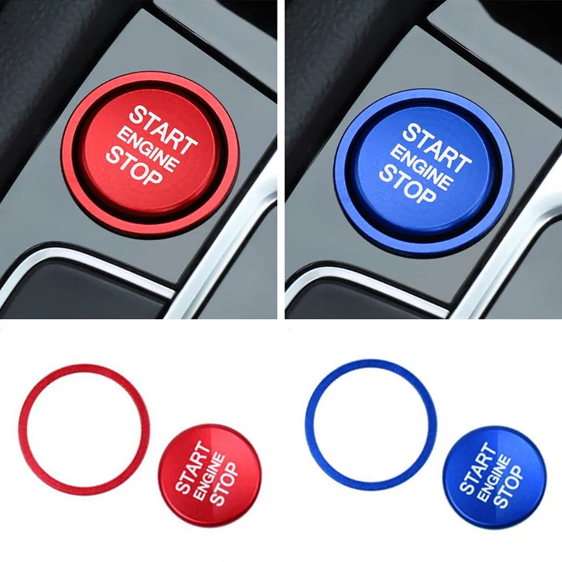 Car-START-STOP-Engine-Button-Replace-Cover-Key-Switch-Decoration ...
