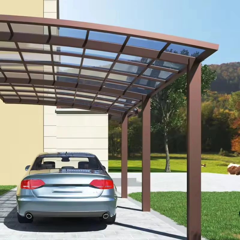 Custom Size Aluminum Car Canopy, 5x5m Garden Carport for SUV/Van ...