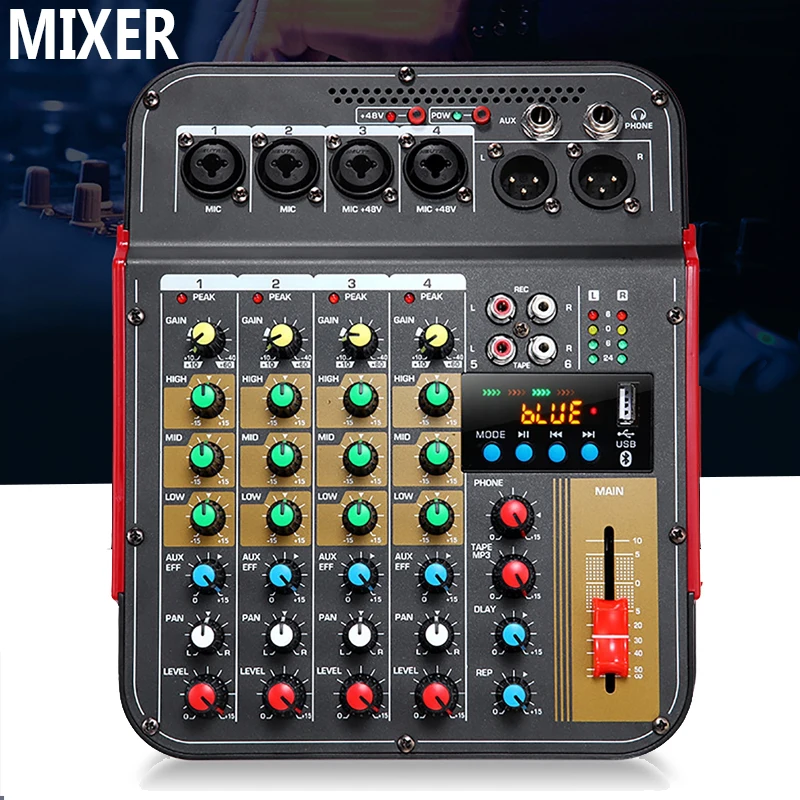 Pro-6-Channel-Audio-Mixer-Outdoor-Conference-Audio-USB-Bluetooth-Reverb ...
