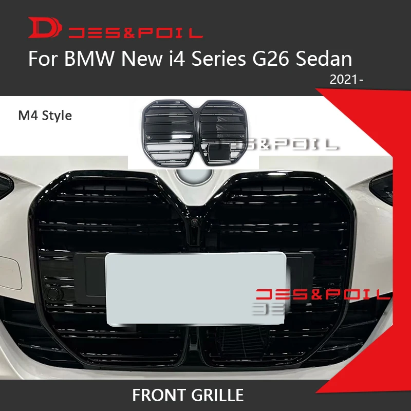 4-Series-I4-Grille-For-BMW-G26-Gran-Coupe-M4-Style-Grill-Auto-Racing ...