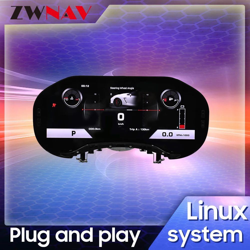 12.3" Digital Instrument Cluster For Nissan 350Z 370Z 2002-2008 LCD ...