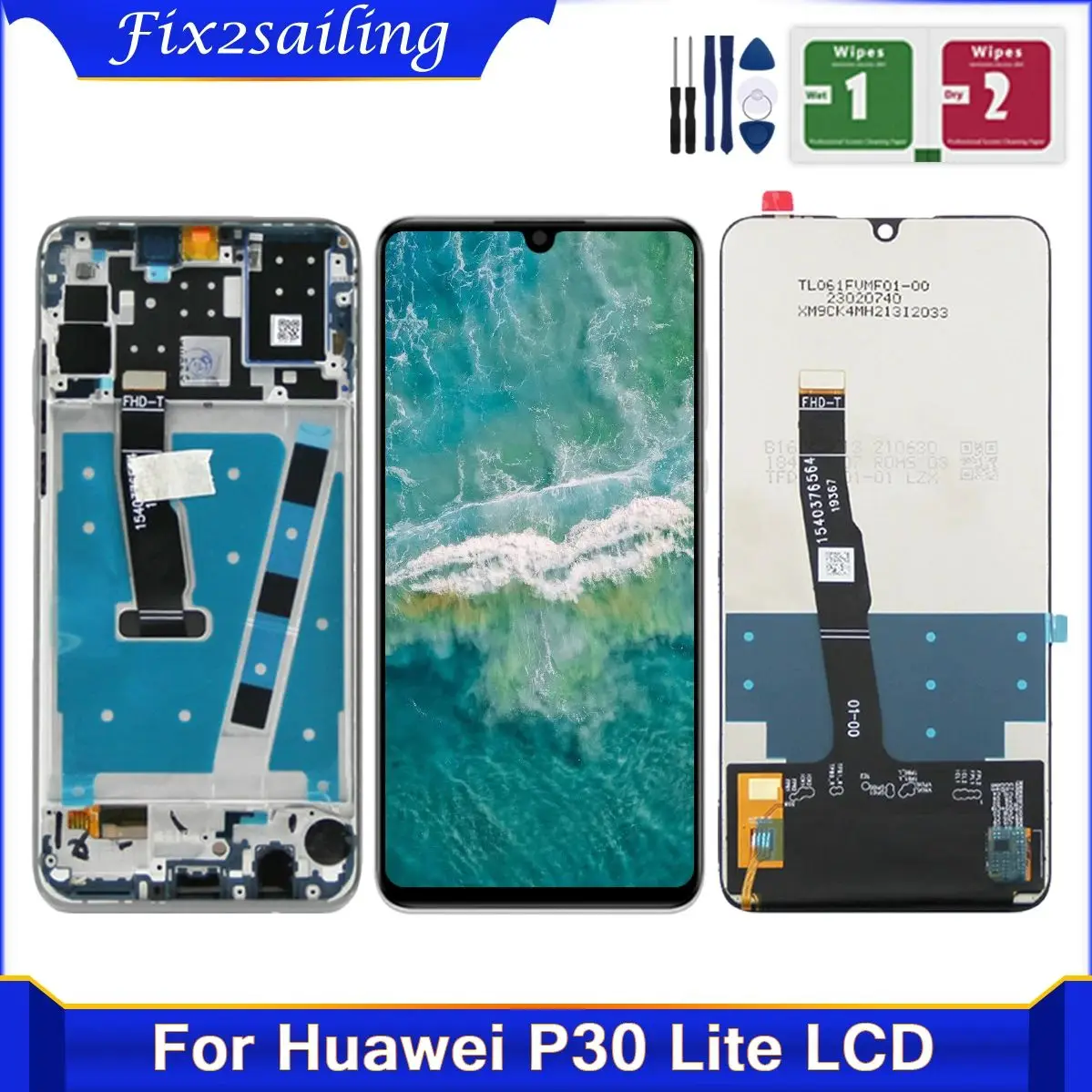 AAA-LCD-With-Frame-For-HUAWEI-P30-Lite-LCD-Display-Touch-Screen ...