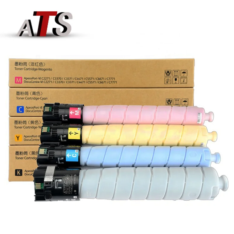 1SET-4X-TN-Toner-Cartridge-for-Xerox-ApeosPort-VI-C2271-C3370-C3371 ...