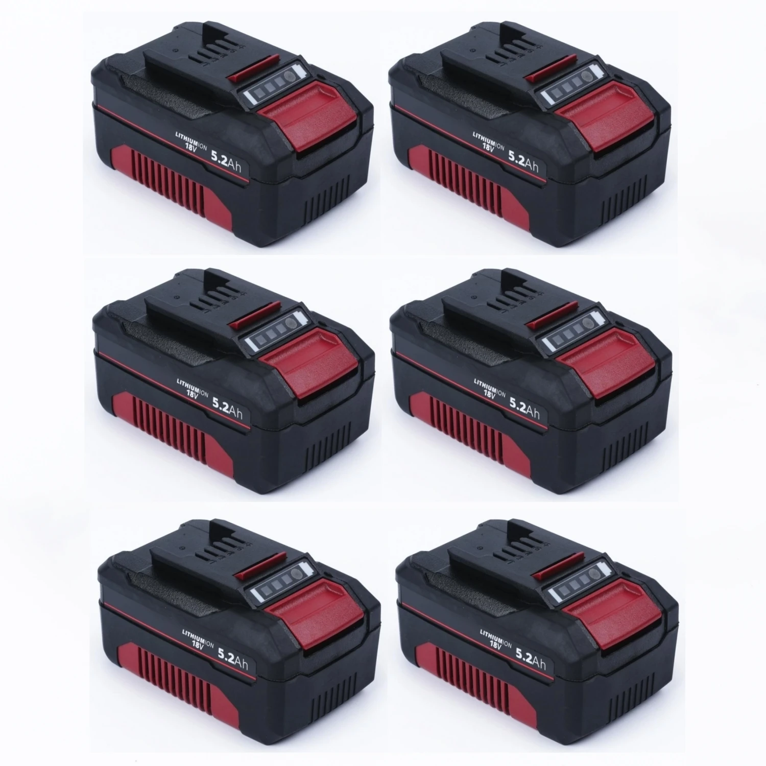 Six-Pieces-18V-5-2Ah-Rechargeable-Lithium-ion-Battery-for-Einhell-18V ...