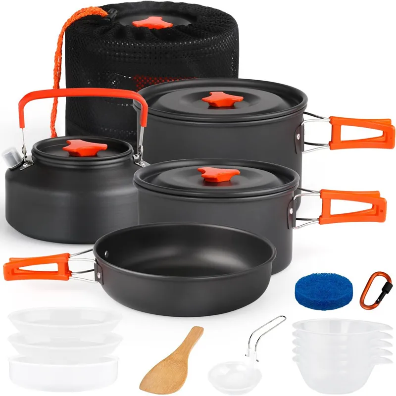 Camping-Cooking-Pot-Set-Camping-Cookware-Kit-Tableware-Kit-Ultralight ...