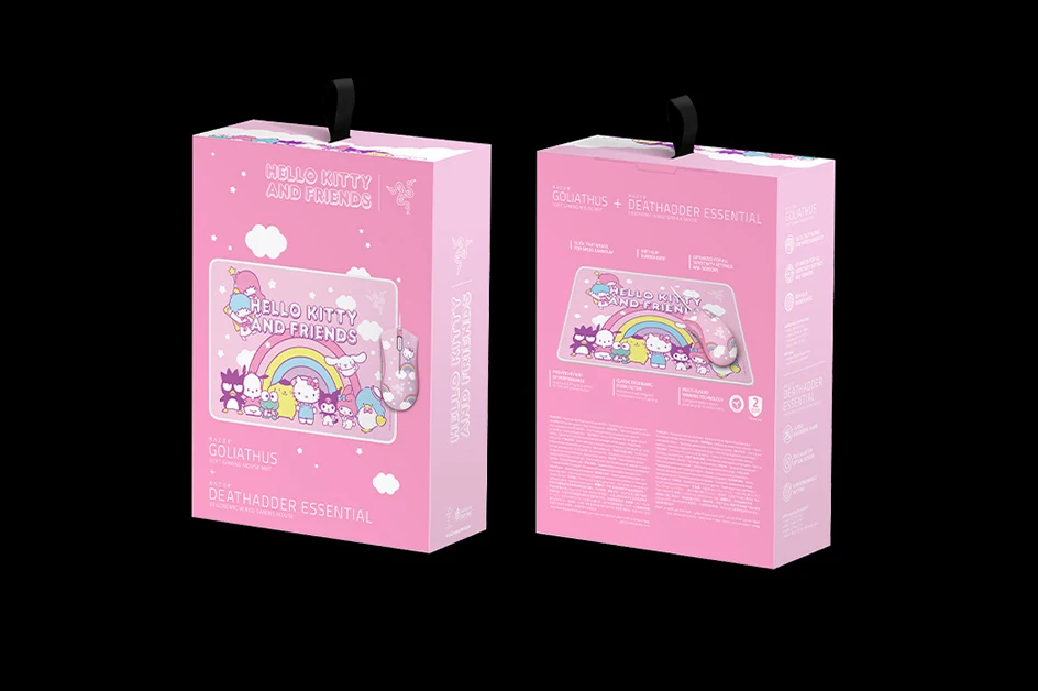 Mouse e Mousepad RAZER x Sanrio Hello Kitty e Amigos [Edição Limitada ...