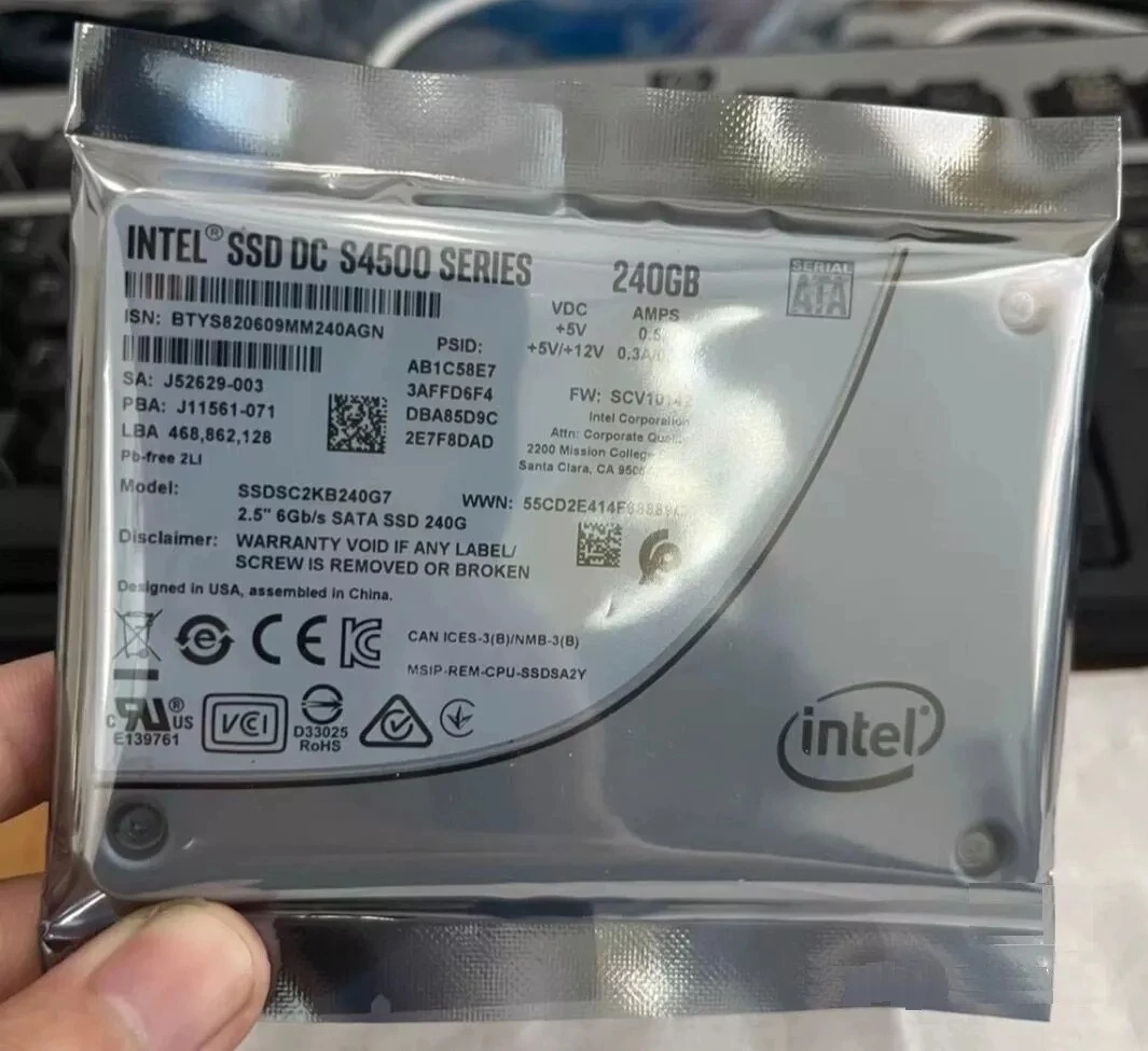 Unidade-de-estado-s-lido-para-Intel-s-rie-S4500-SSDSC2KB240G7-240GB ...