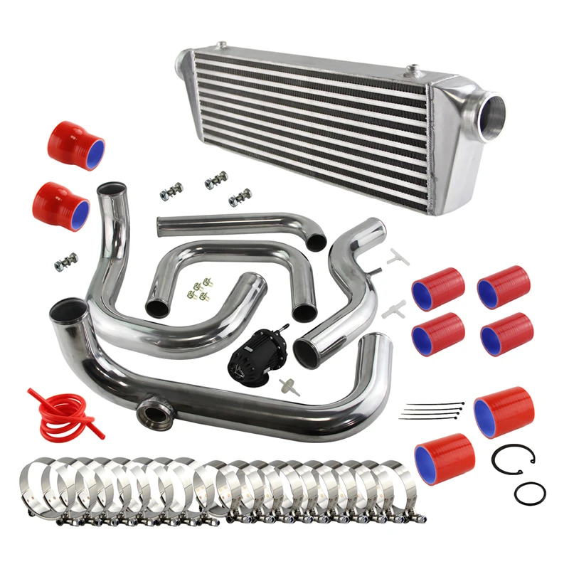 Front Intercooler Kit & Bov For Acura Integra D15d16 B16 B18 90-93 Dc2 ...