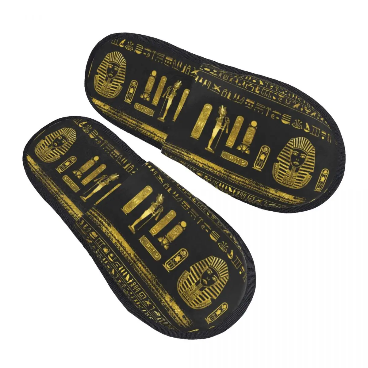 Ancient-Egypt-Sphinx-And-Hieroglyphs-Guest-Slippers-for-Bedroom-Women ...